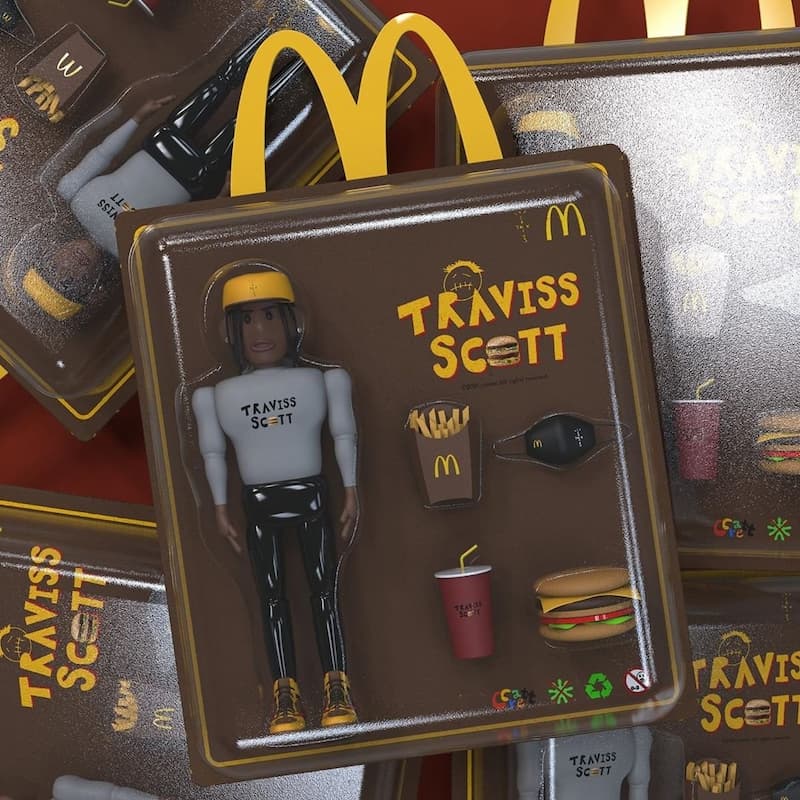 先生！這是你的 Travis Scott x 麥當勞聯名分享餐！高清合作週邊釋出，得來速準備排到爆！ JUKSY 街星
