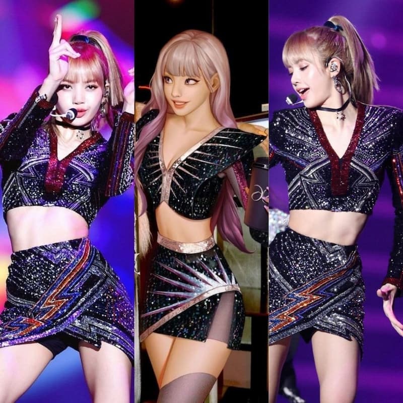 拿 Lisa 當範本？SM 虛擬女團 aespa 成員意外撞臉 BLACKPINK Lisa～網友：長得跟動畫一樣完美！ JUKSY 街星