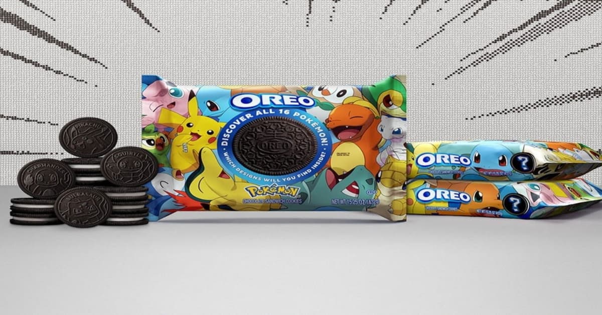 Pokemon × OREO 推出聯名限定版，共有 16 種寶可夢等你來收服！ JUKSY 街星