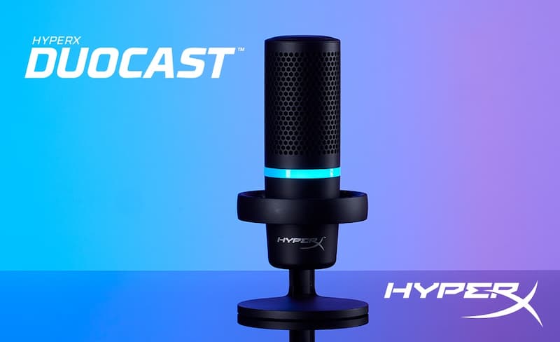 HyperX 麥克風家族全新成員DuoCast™ USB 麥克風在台上市 | JUKSY 街星