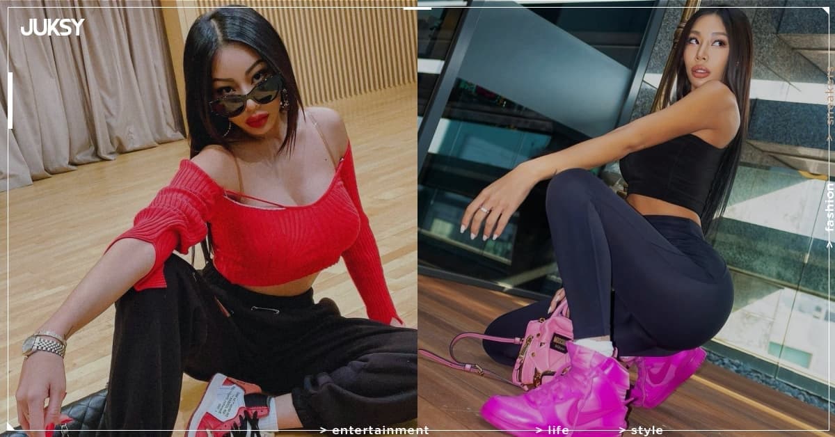 韓國火辣饒舌女王 Jessi 腳踩 Off-White x Air Jordan 1，球鞋收藏不比「魔鬼身材」遜色！ JUKSY 街星