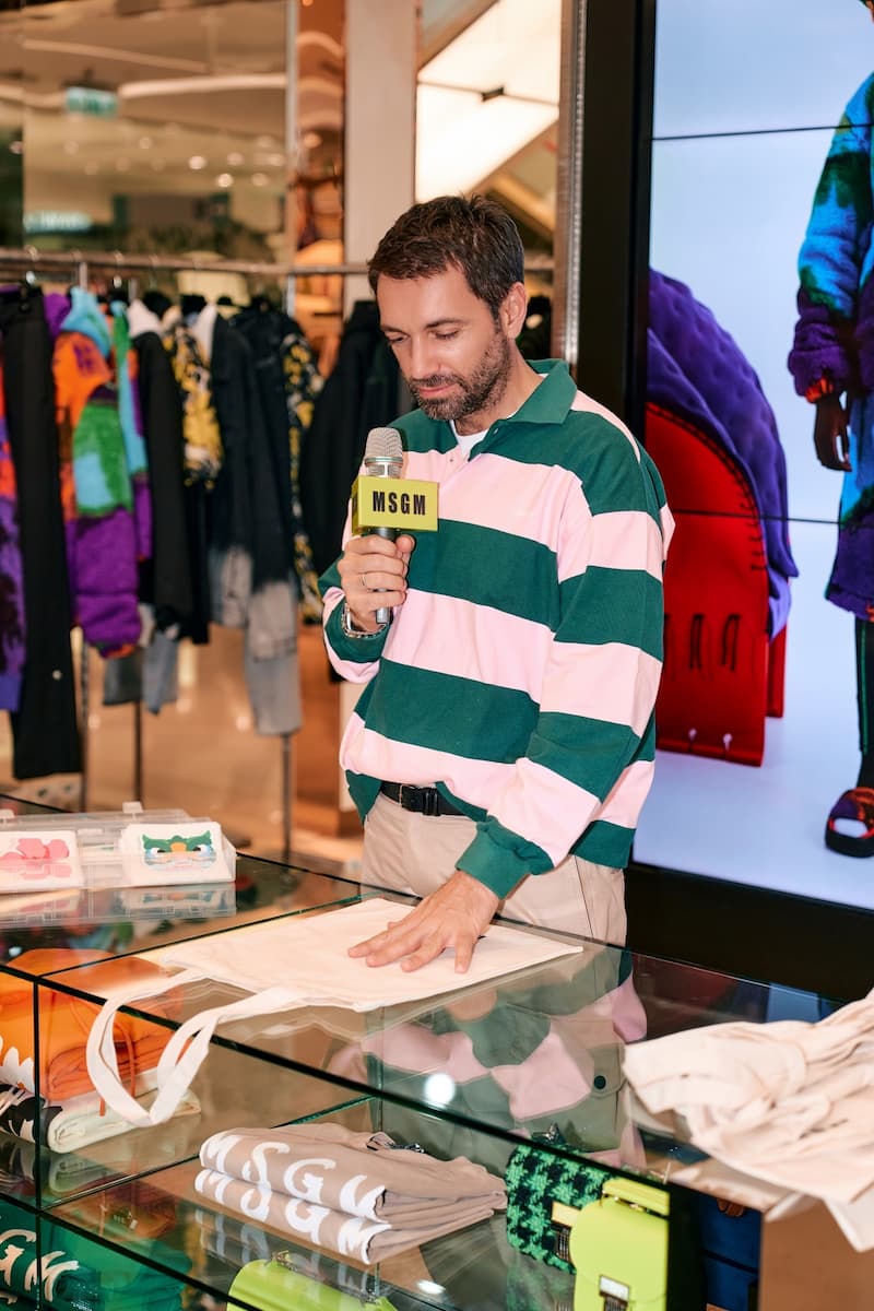 MSGM品牌創辦人暨創意總監Massimo Giorgetti 首次訪台 JUKSY 街星
