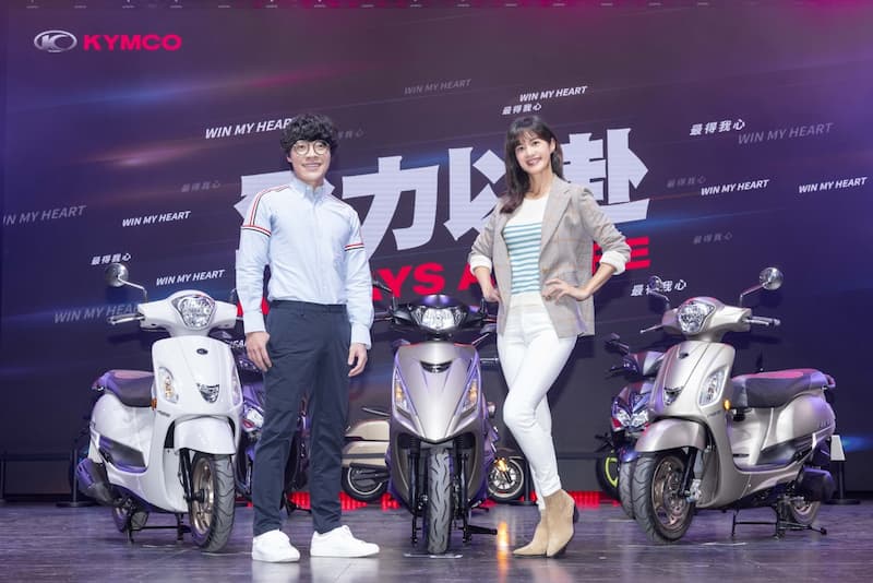 KYMCO 光陽工業 8 款新機車款完整介紹，盧廣仲、Janet 謝怡芬成 Like Keyless 代言人！ JUKSY 街星