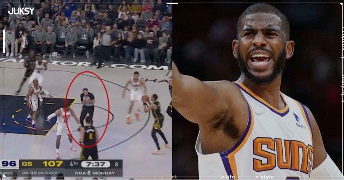 NBA／裁判疑替勇士執行「擋拆戰術」Jordan Poole 三分球命中，Chris Paul 當場氣炸：快給我滾！ - JUKSY 街星