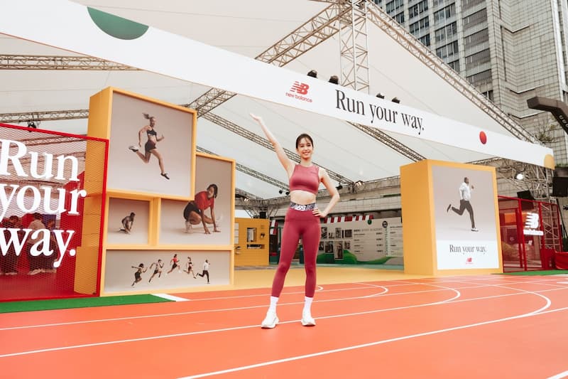 陳庭妮、人氣 YT 羽球隊活力助陣！New Balance「Run your way 跑動基地」台北限定登場！ JUKSY 街星