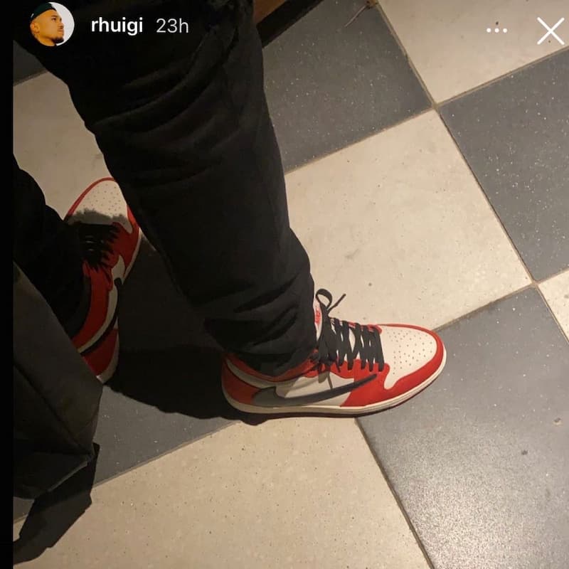 Ben Affleck 上腳 Travis Scott x Air Jordan 1 "Chicago"，「芝加哥倒勾」讓人暴動！ JUKSY 街星