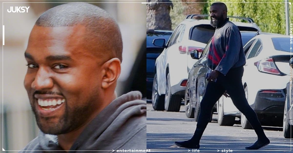 肯伊威斯特 YE 詮釋「緊身褲」加「襪套鞋」大膽造型，引發網友熱烈討論！ - JUKSY 街星