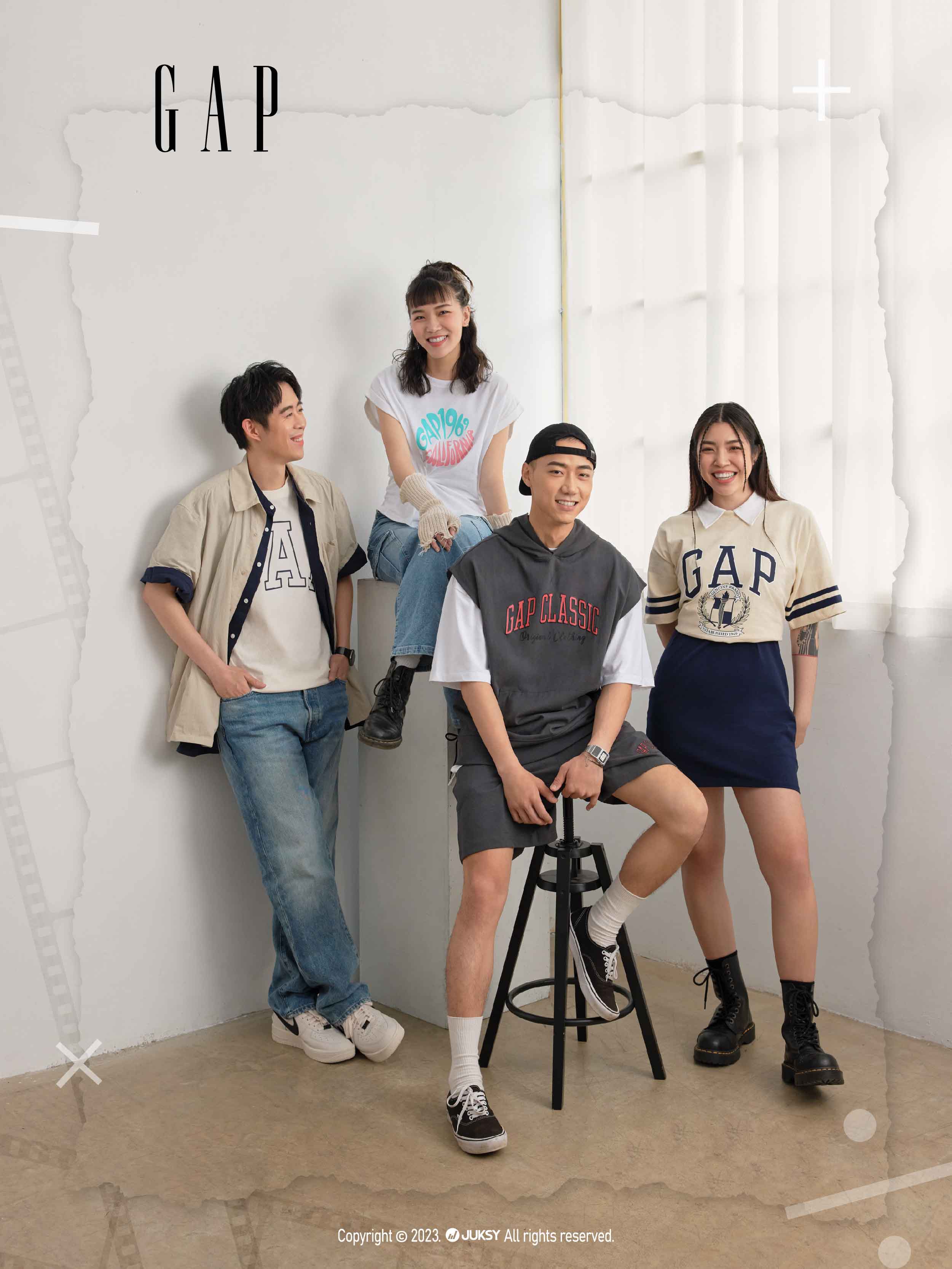 今夏必學「#我的 TEE 型公式」突破時髦天花板！「加、減、乘、除」4 種穿衣技巧，打擊身材困擾、讓T恤華麗變身！ JUKSY 街星