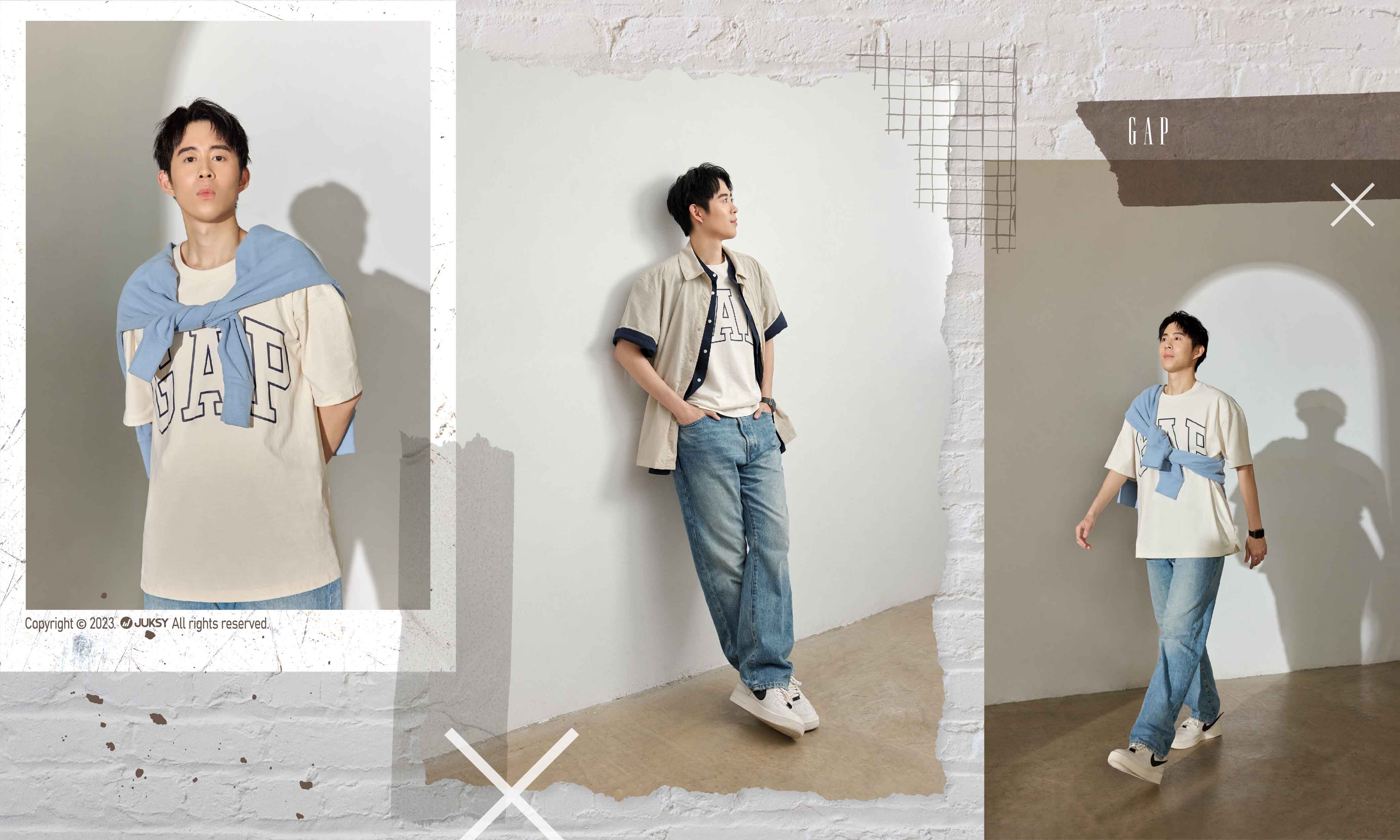 今夏必學「#我的 TEE 型公式」突破時髦天花板！「加、減、乘、除」4 種穿衣技巧，打擊身材困擾、讓T恤華麗變身！ JUKSY 街星