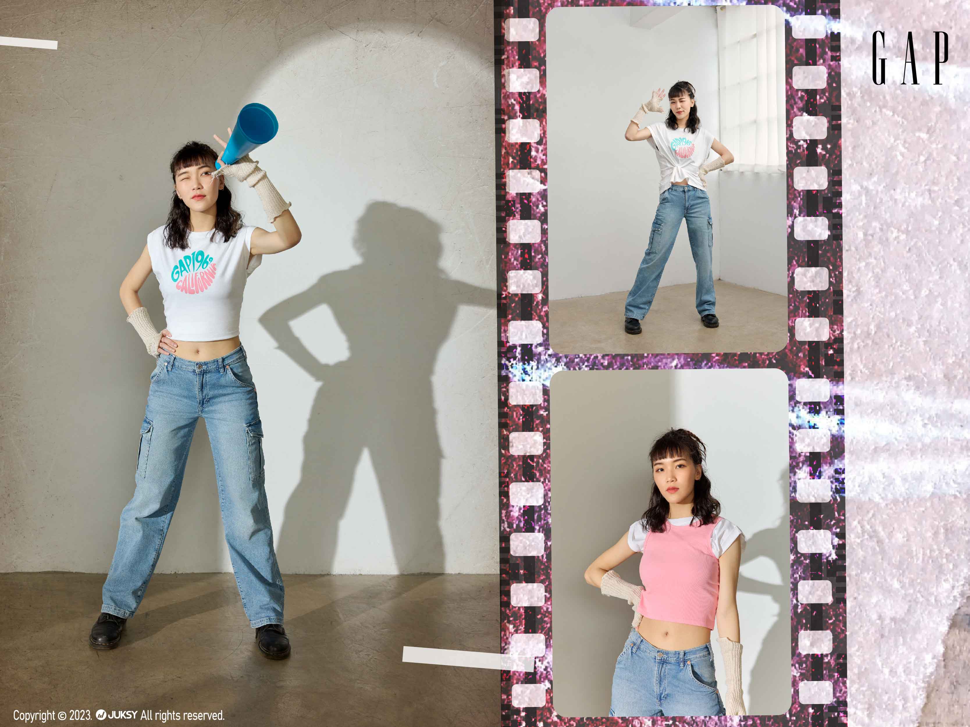 今夏必學「#我的 TEE 型公式」突破時髦天花板！「加、減、乘、除」4 種穿衣技巧，打擊身材困擾、讓T恤華麗變身！ JUKSY 街星