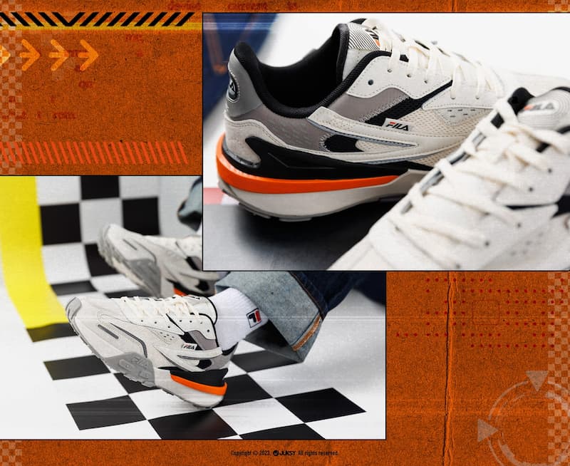 全速奔馳的賽車時尚！今年必收大勢鞋款：FILA雙星 QUASAR ＆ RAPIDRIDE，打造桀驁不馴的個性風潮穿搭！ JUKSY 街星
