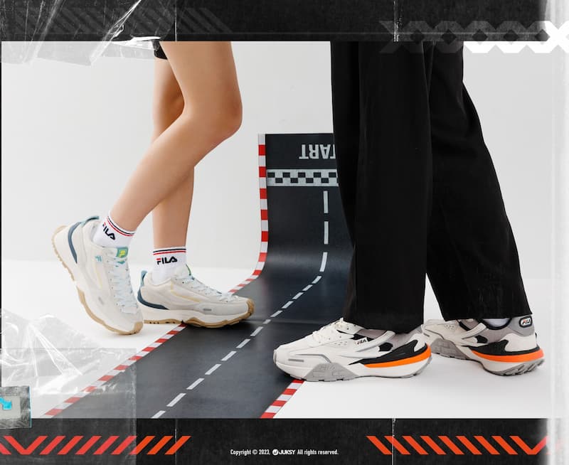 全速奔馳的賽車時尚！今年必收大勢鞋款：FILA雙星 QUASAR ＆ RAPIDRIDE，打造桀驁不馴的個性風潮穿搭！ JUKSY 街星