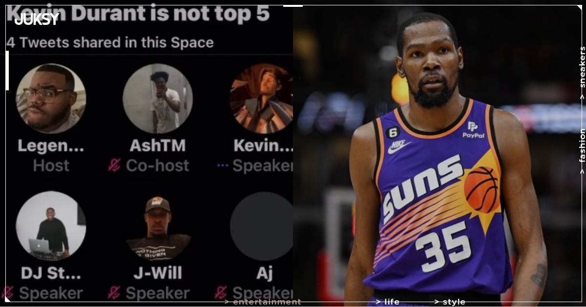 NBA／Kevin Durant 在「KD 不是歷史前五」群組跟網友激烈互噴：「你們看比賽的觀點都是垃圾！」 - JUKSY 街星