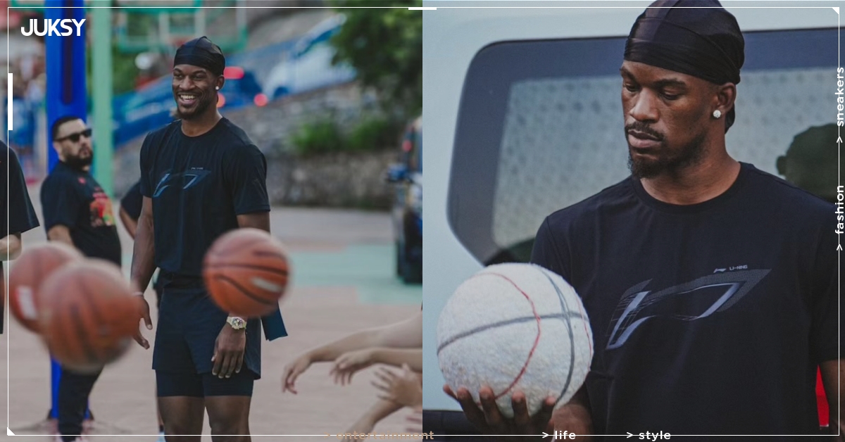 NBA／Jimmy Butler 現身「村 BA」收到棉花籃球當禮物，引網友熱議：「太地獄！」 - JUKSY 街星