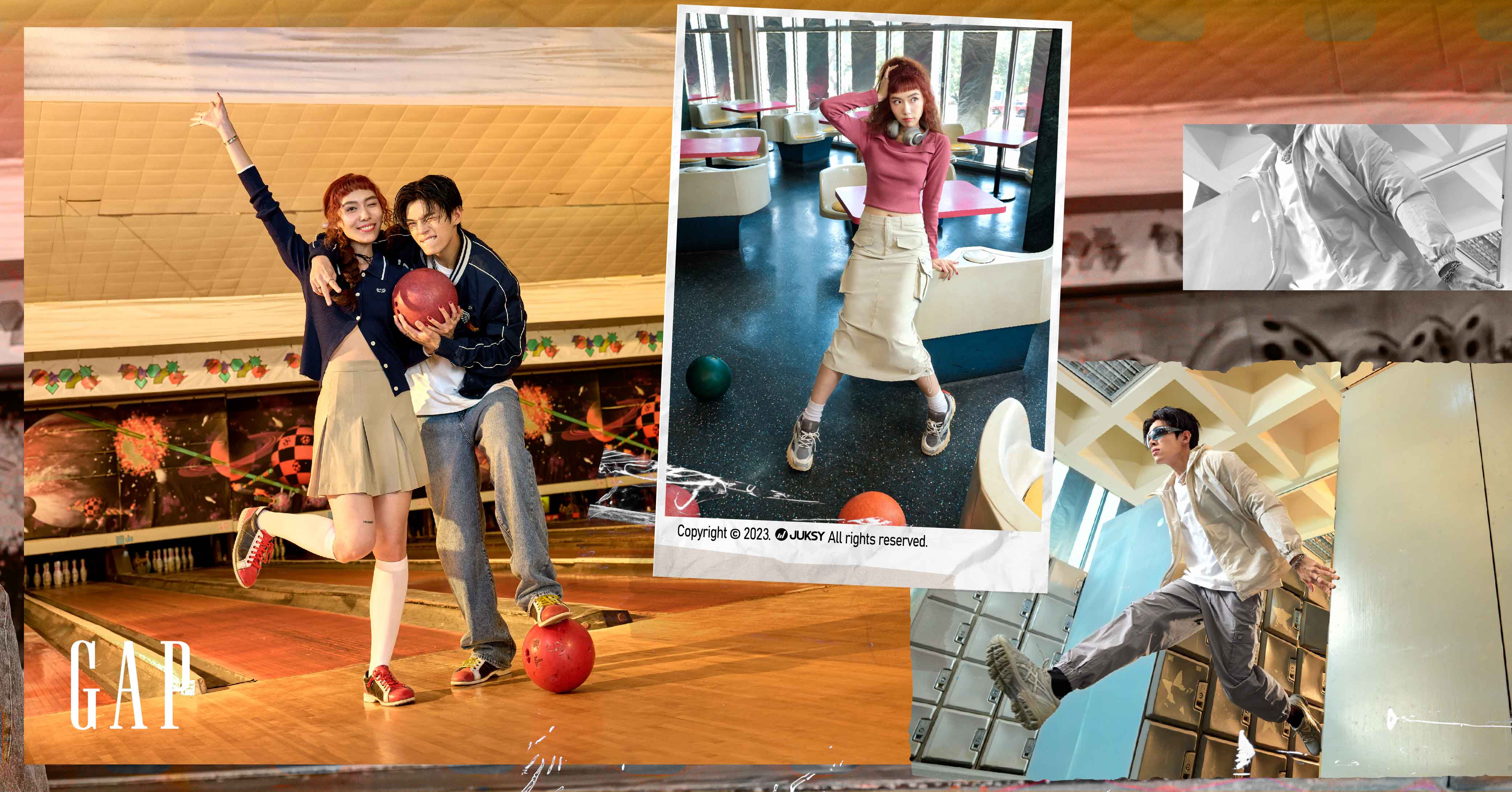 過 20 年依然不敗的「Gap 神單品」煥新！連創作潮男 KIRE 凱爾 & 甜酷女聲元宇炘，都再次愛上的新裝風格一次看！ JUKSY 街星