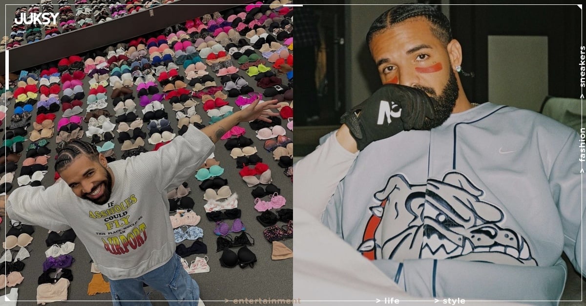 Drake 曬出粉絲私密衣物認證照！一字排開超壯觀引網笑：「是圖書館嗎？」 - JUKSY 街星