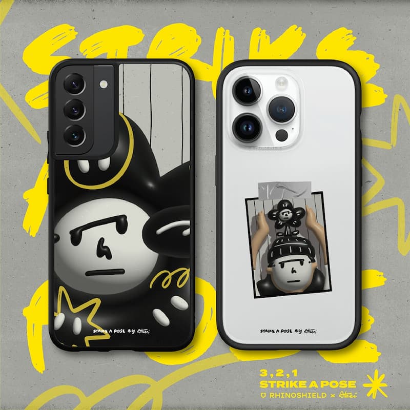 RHINOSHIELD犀牛盾與藝術家Abei再度攜手聯名系列加乘實體快閃店，全方位感受HUAHUA與MASKBOY的魅力 JUKSY 街星