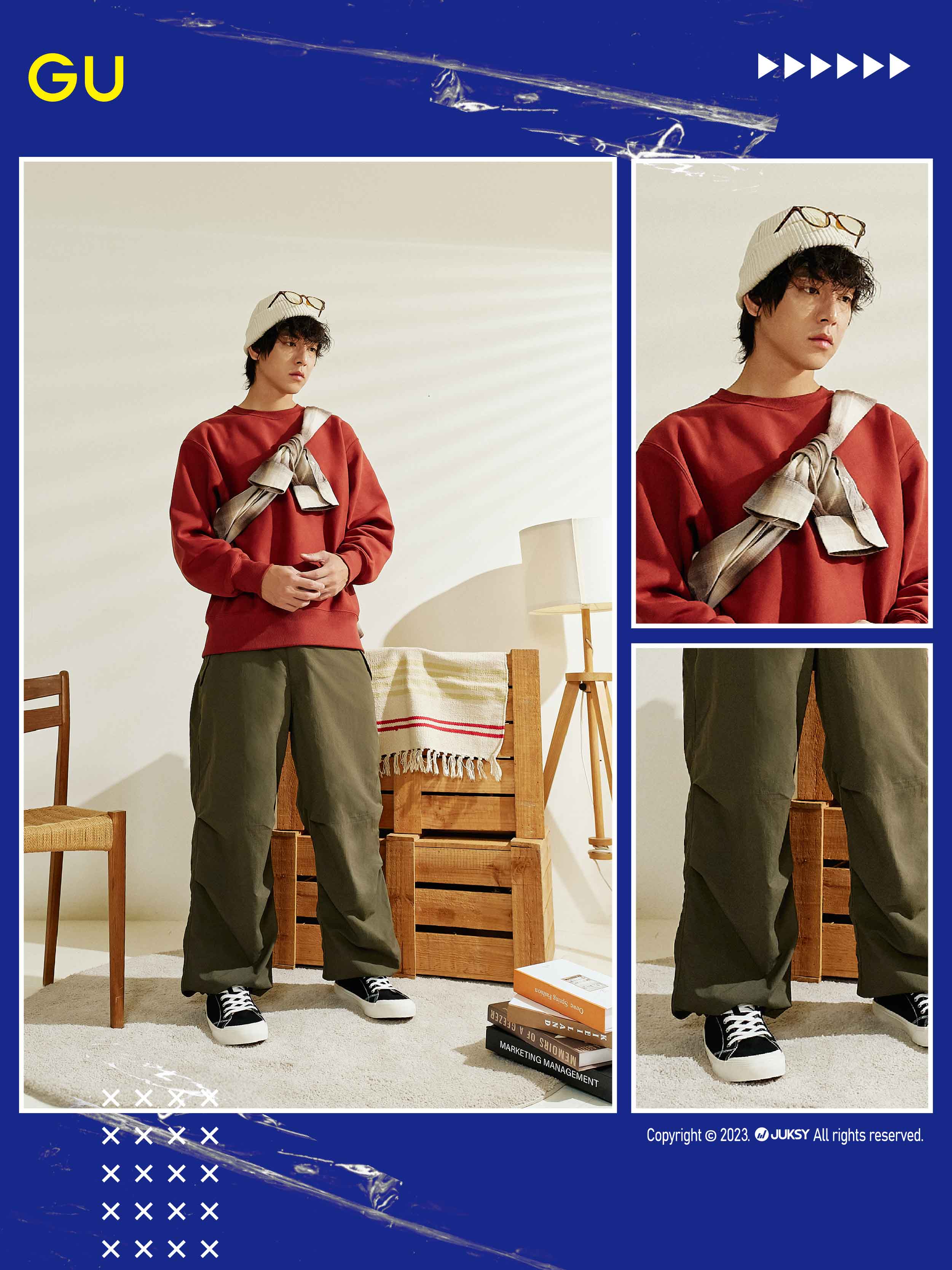 別小看我們的默契！當閨蜜、另一半也喜歡率性工裝風，就用「GU 百搭神物 —— 極致工裝褲系列」打造機能潮流感，穿出專屬 OOTD！ JUKSY 街星