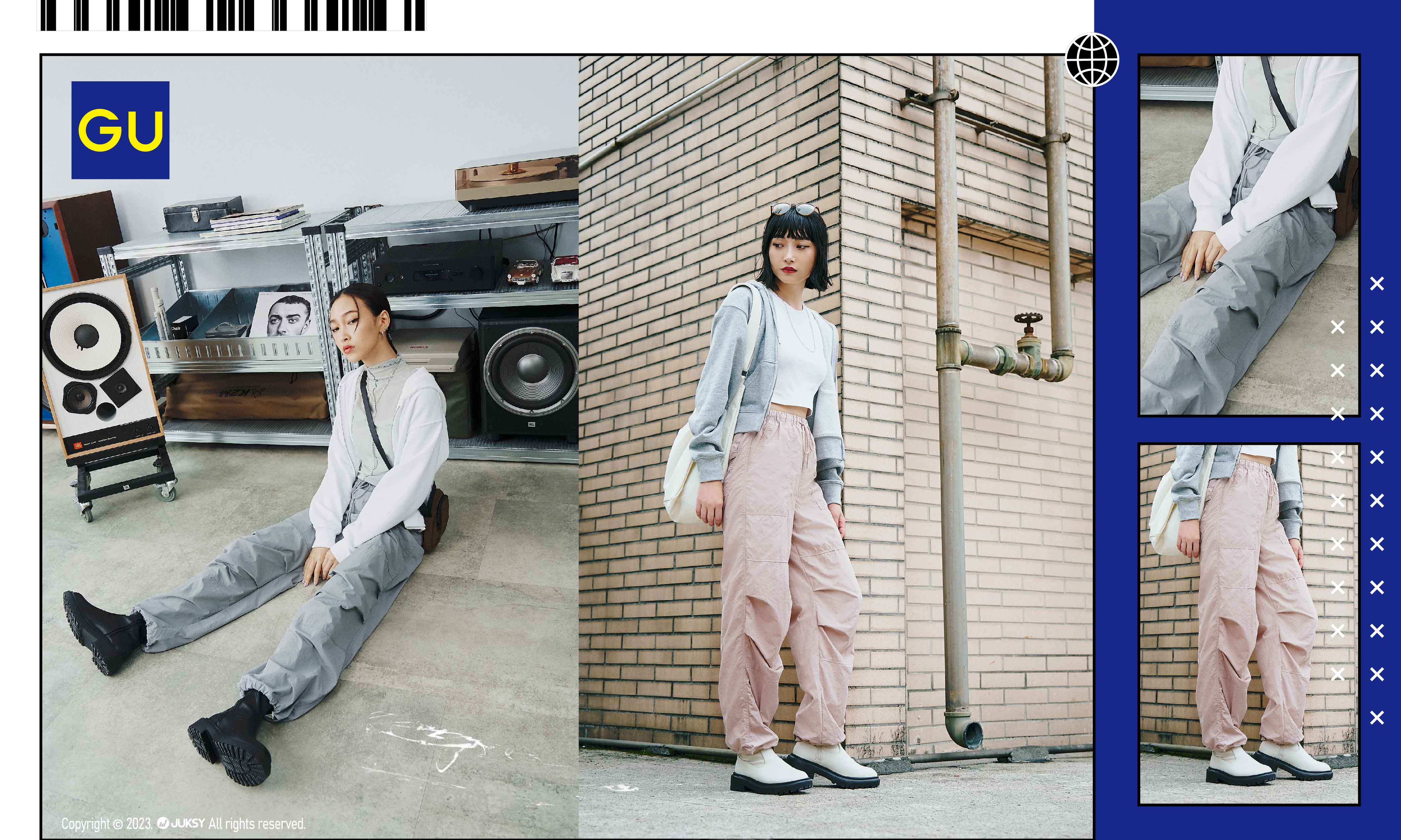 別小看我們的默契！當閨蜜、另一半也喜歡率性工裝風，就用「GU 百搭神物 —— 極致工裝褲系列」打造機能潮流感，穿出專屬 OOTD！ JUKSY 街星