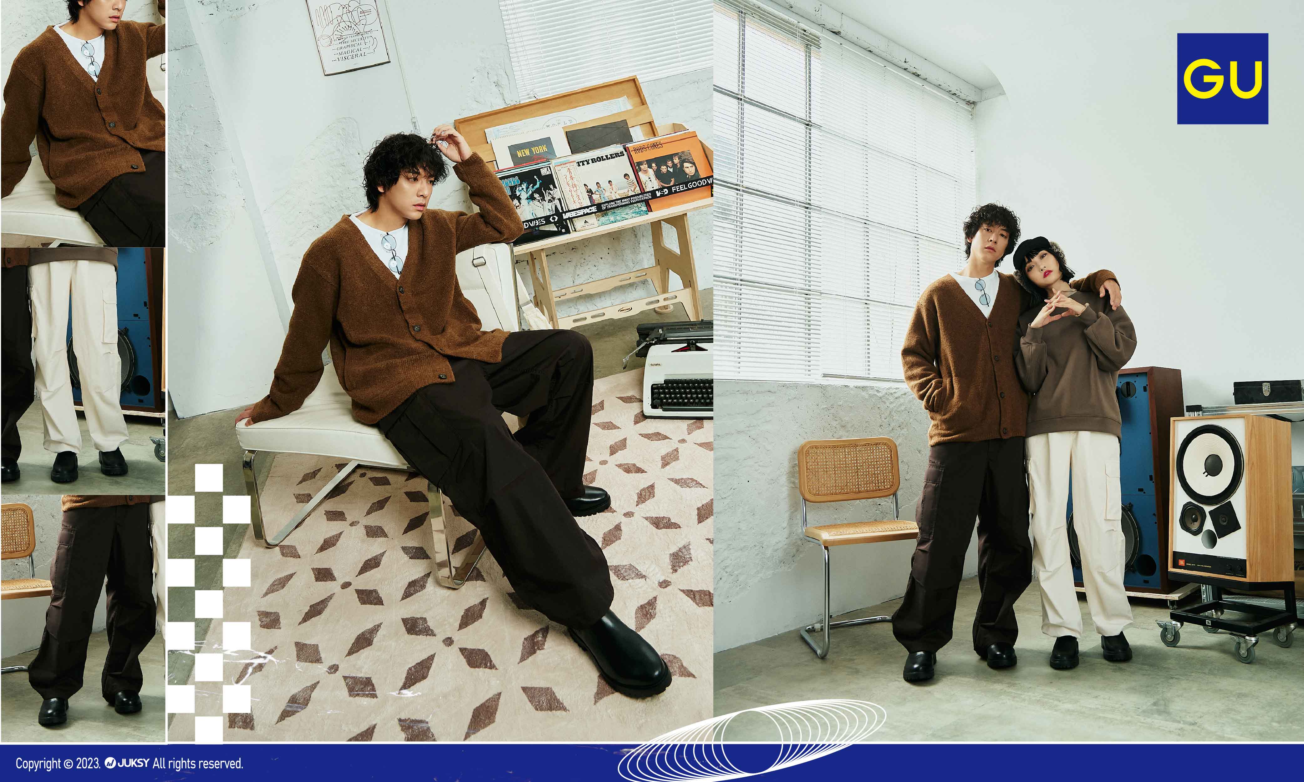 別小看我們的默契！當閨蜜、另一半也喜歡率性工裝風，就用「GU 百搭神物 —— 極致工裝褲系列」打造機能潮流感，穿出專屬 OOTD！ JUKSY 街星