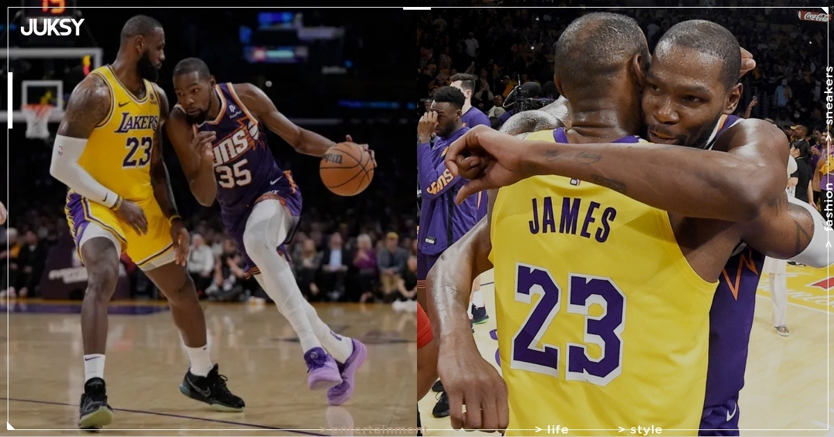 NBA／詹皇、KD 睽違 5 年再度交手，LBJ 賽後感慨：「能與他對決的日子已經不多了⋯」 - JUKSY 街星
