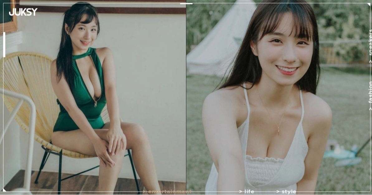 正妹 YouTuber 「蘋蘋澎澎」拉下泳衣拉鍊，胸前的「顫動畫面」意圖使人按壞重播鍵！「【野生抓正妹】 - JUKSY 街星