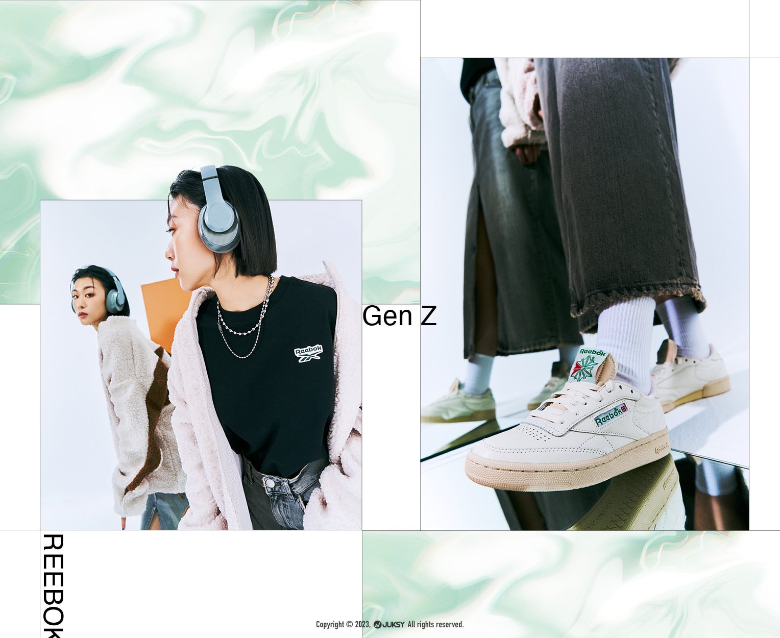 敢挑戰、敢嘗新，甚至還有點出奇不意！跟著 REEBOK 一同解構 Gen Z 世代的多重面向 JUKSY 街星