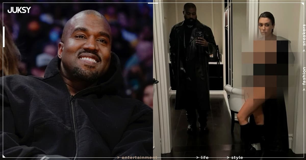 肯爺 Kanye West 曬老婆 Bianca Censori 大尺度私照寫：「今年不穿褲子！」僅用線條遮擋穿法引網抨擊！ JUKSY 街星