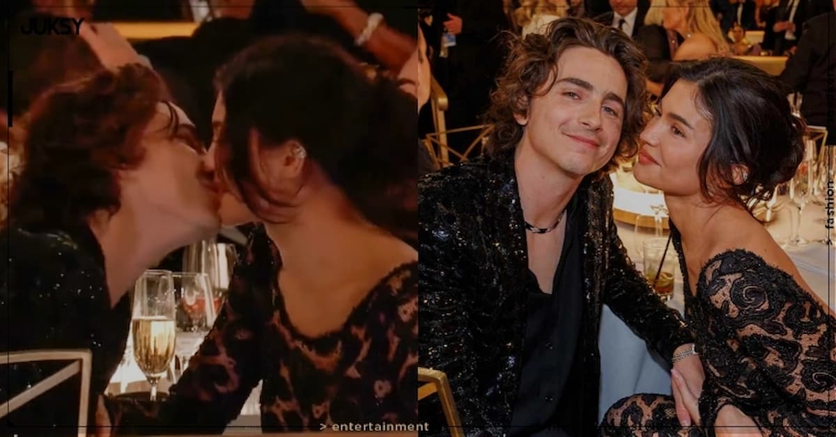 「甜茶」提摩西夏勒梅 Timothée Chalamet、凱莉珍娜 Kylie Jenner 金球獎甜吻、高調放閃！ JUKSY 街星