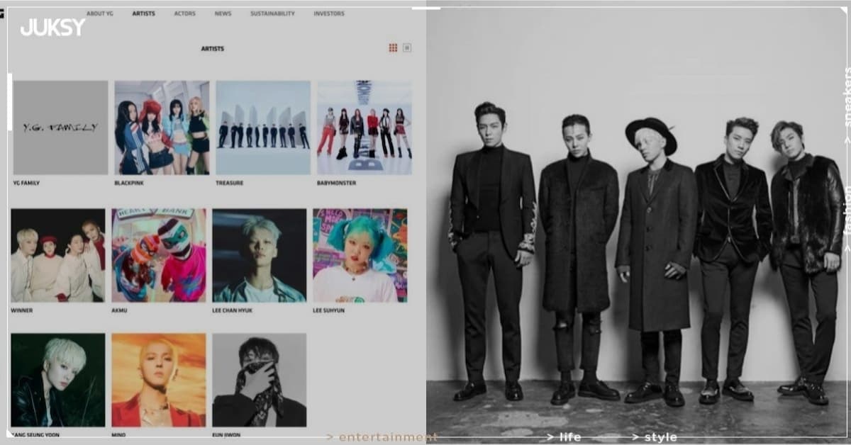 YG 娛樂大動作將 BIGBANG 介紹、照片通通下架官網，暗示 BIGBANG 或將正式走入歷史！ JUKSY 街星