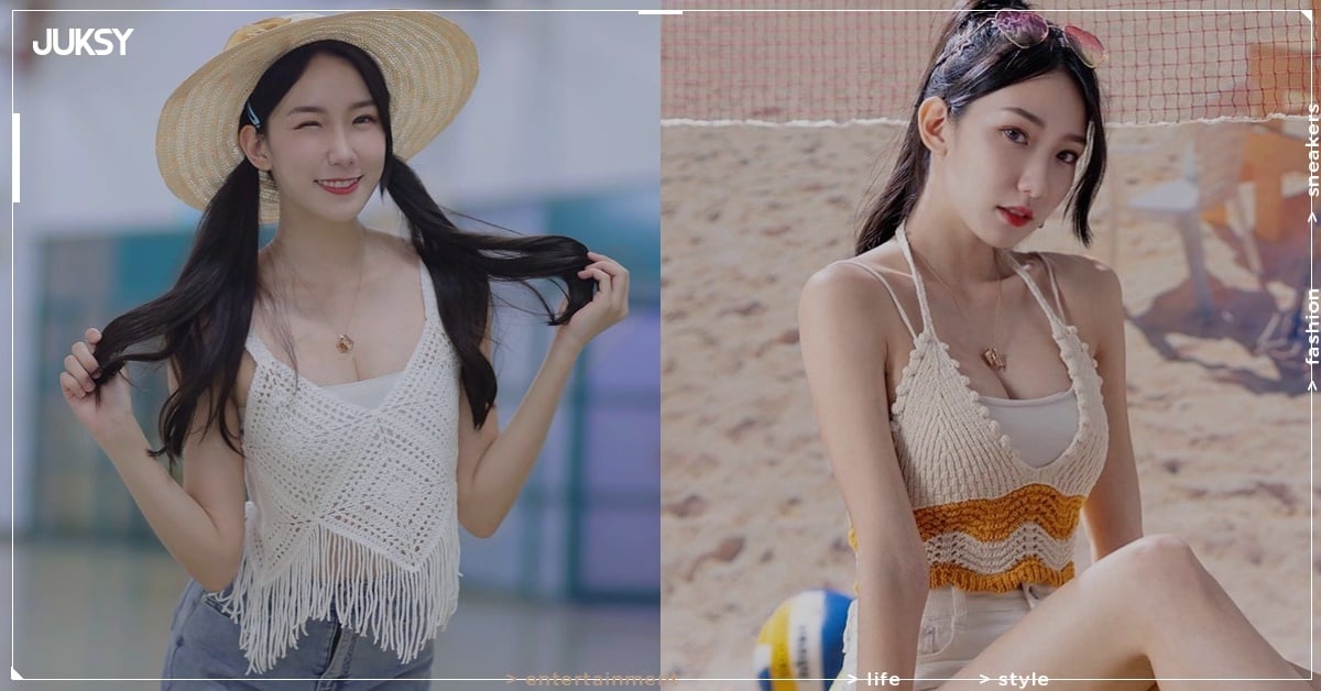 「富邦啦啦隊」檸檬度假不忘送粉絲福利！辣曬惹火比基尼，網嗨翻：「我又解鎖什麼付費功能了嗎？」【野生抓正妹】 - JUKSY 街星