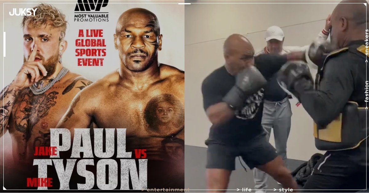57 歲拳王泰森對決網紅 Jake Paul！備戰畫面曝光「超猛拳頭」掀起網友熱議！ | JUKSY 街星