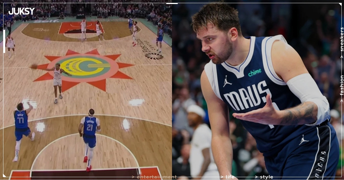 NBA／Luka Doncic 上演超狂「後場傳球」，幫助隊友 Derrick Jones Jr. 空接暴扣！ | JUKSY 街星