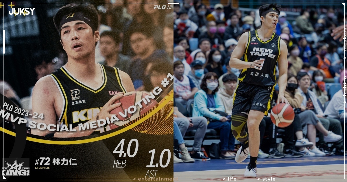 PLG／新北國王林力仁「被球迷惡搞」奪單週 MVP，超高票數輾壓領航猿洋將葛拉漢！ | JUKSY 街星