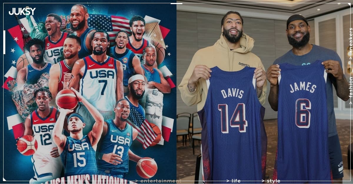 2024 巴黎奧運美國夢幻隊 12 人球衣背號曝光！詹皇維持 6 號、Tatum 繼承 10 號！ JUKSY 街星