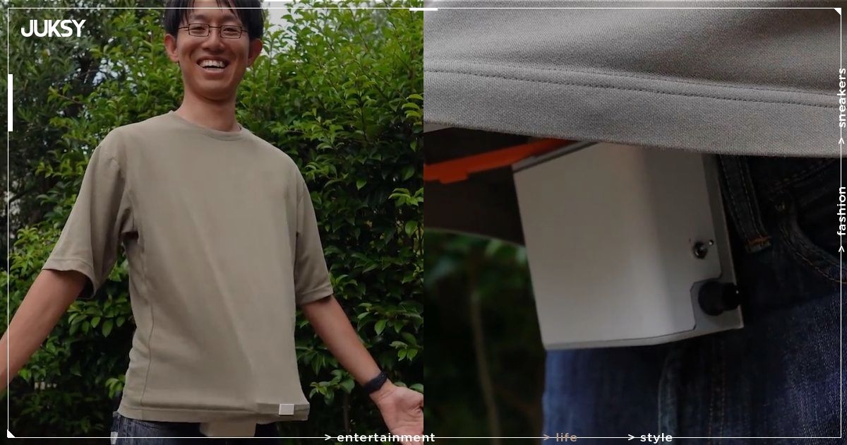 日本網友發明超獵奇「T恤排熱裝置」，機器「前後擺動」超猥瑣引熱議！ - JUKSY 街星