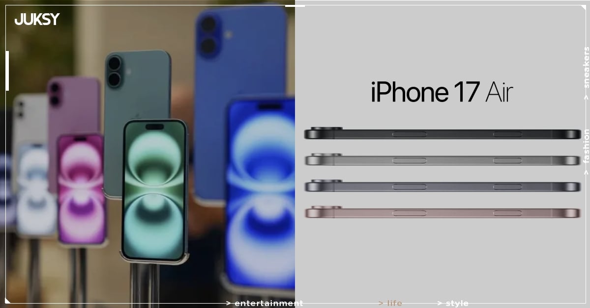 「蘋果史上最薄手機」Apple iPhone 17 Air 導入「台灣聯詠科技」，2025 年將上市！ - JUKSY 街星