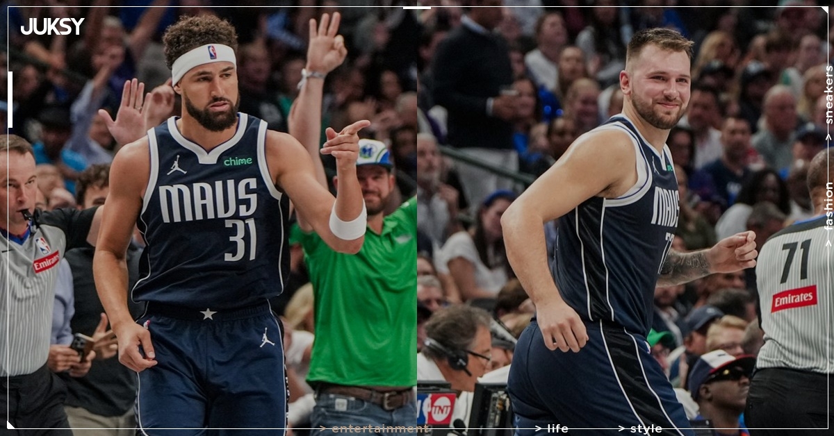 NBA／Klay Thompson 轉隊首秀轟 6 顆三分球破紀錄，Luka Doncic 一傳球給他就開始慶祝！ | JUKSY 街星