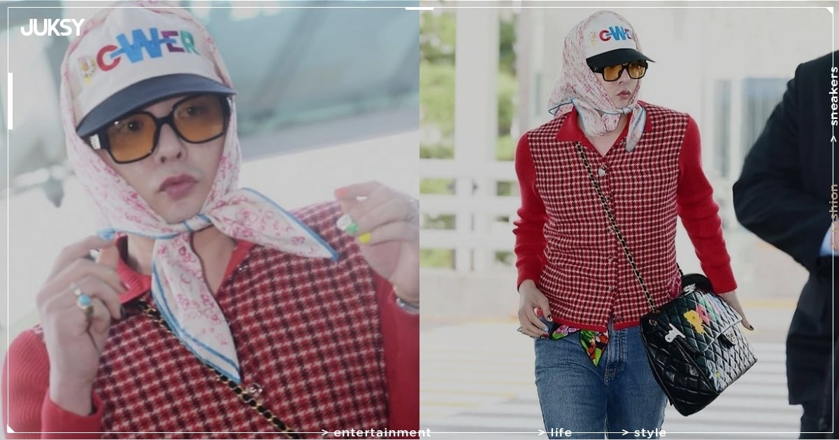 GD 權志龍參加 Chanel 香奈兒 24／25 早春度假系列大秀！機場時尚造型引網直呼：「是開喜婆婆！」 - JUKSY 街星