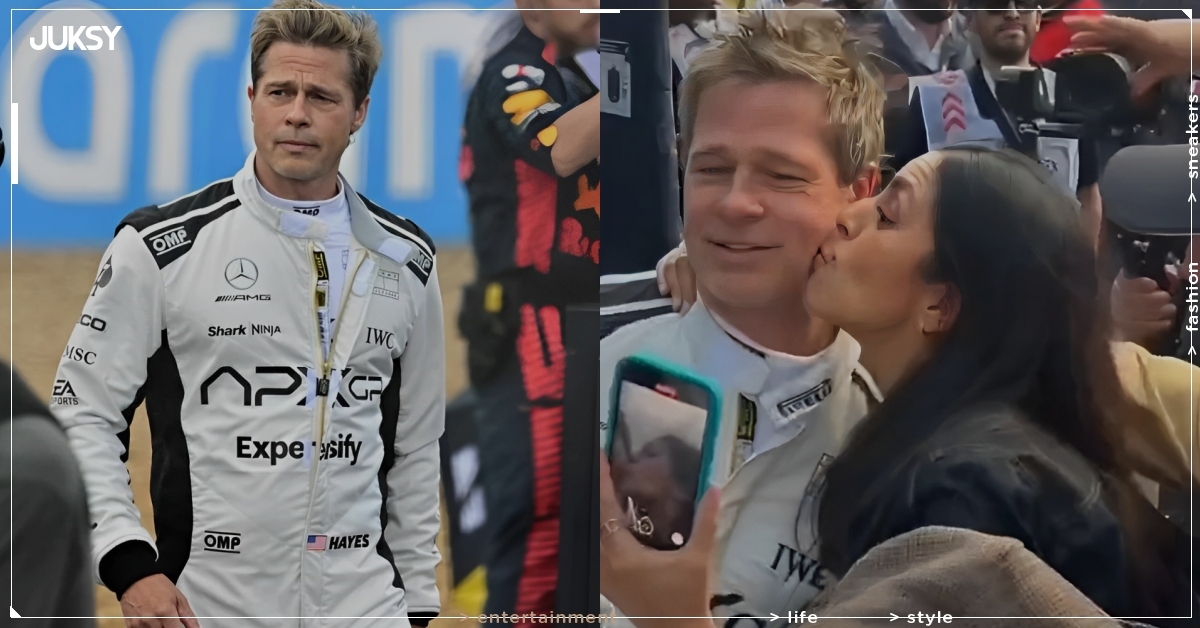 《F1》布萊德彼特 Brad Pitt 遭狂粉強吻！1 分鐘影片曝光遭網轟：「噁心！」 - JUKSY 街星