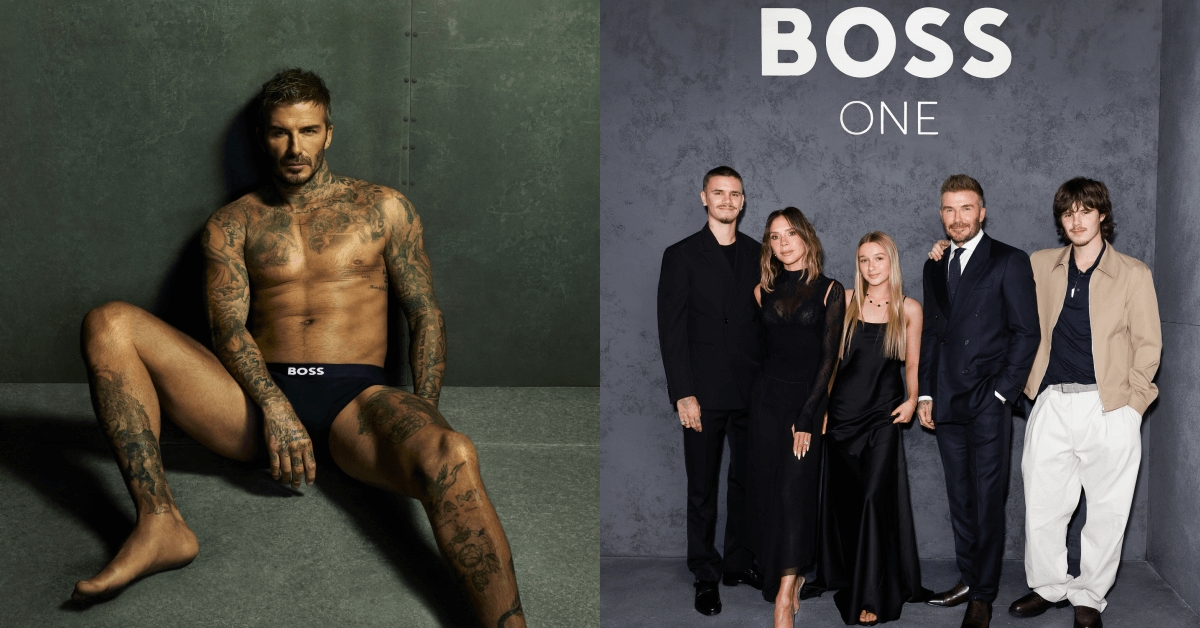 大衛貝克漢魅力演繹全新BOSS ONE內衣系列廣告企劃 - JUKSY 街星