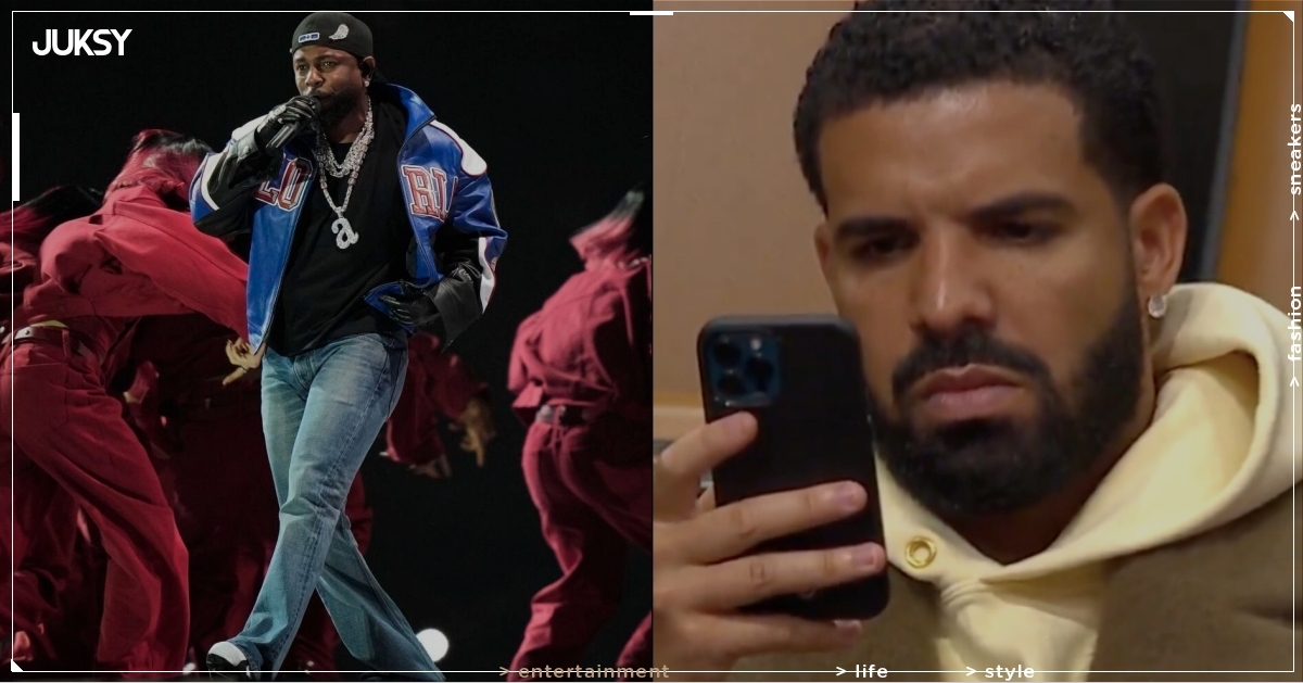 Kendrick Lamar 超級盃中場秀演唱〈Not Like Us〉！最後「微笑」疑似嘲諷 Drake 引熱議！ - JUKSY 街星