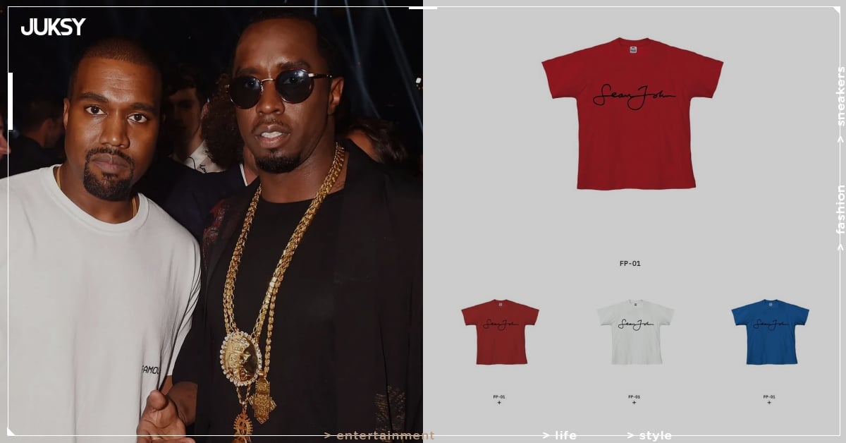 YZY x Sean John 聯名 T-Shirt 正式發售，Ye 再度為 Diddy 發聲引發熱議！ | JUKSY 街星