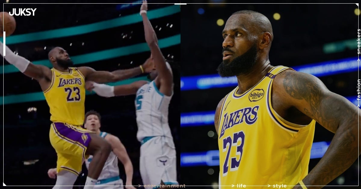 NBA／詹皇不講理霸氣顏扣 Mark Williams！湖人 3 分惜敗黃蜂！ - JUKSY 街星