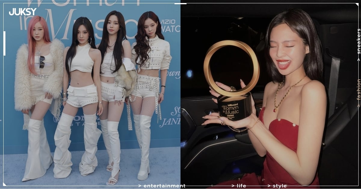 BLACKPINK Jennie 身高 163 公分低胸紅禮服奪告示牌「全球力量獎」！aespa 一舉拿下「年度最佳團體獎」！ - JUKSY 街星