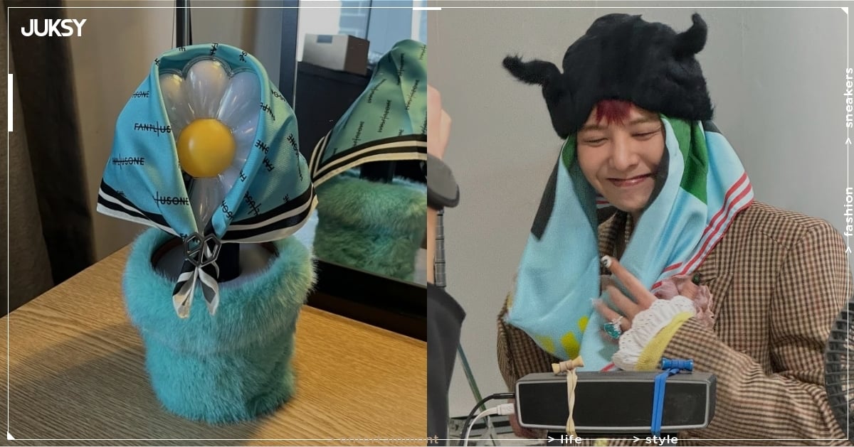 GD 周邊推出「手燈頭巾」！網分享實拍圖根本「迷你版龍哥」！ | JUKSY 街星