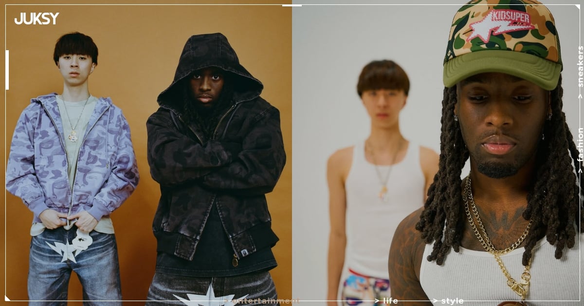 Ray、Kai Cenat 驚喜出演 BAPE x KidSuper 聯名系列！最夯實況組合潮翻全網！ - JUKSY 街星