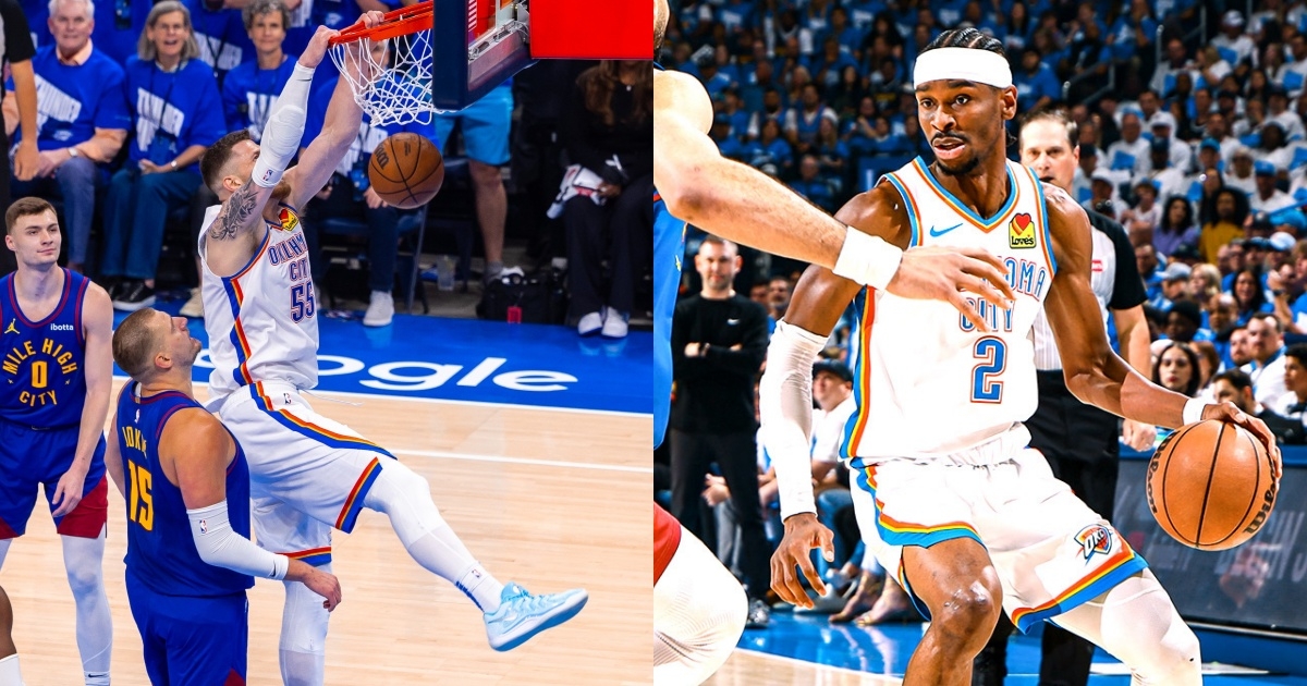 NBA／雷霆主場擊敗金塊系列賽搶先聽牌！SGA、Jokic 神仙打架互相飆分！ - JUKSY 街星