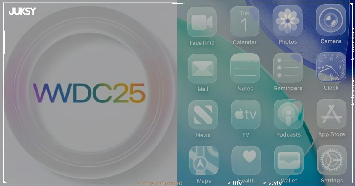 Apple 蘋果 WWDC 2025 七大亮點懶人包！液態玻璃 UI 、作業系統改名⋯一次看！ - JUKSY 街星
