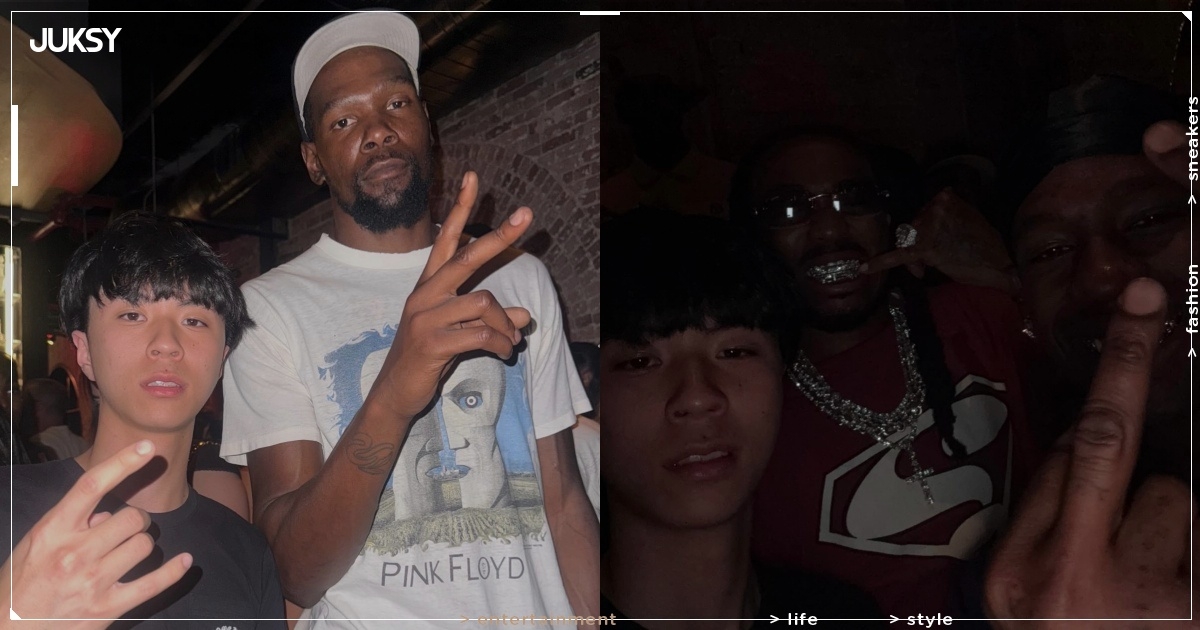 Ray 與 Kevin Durant 相見歡！還登上 Travis Scott 本人 IG 限動引網狂讚！ - JUKSY 街星